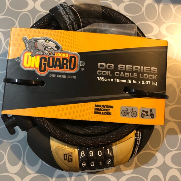 on guard | Other | Cable Combo Lock | Poshmark
